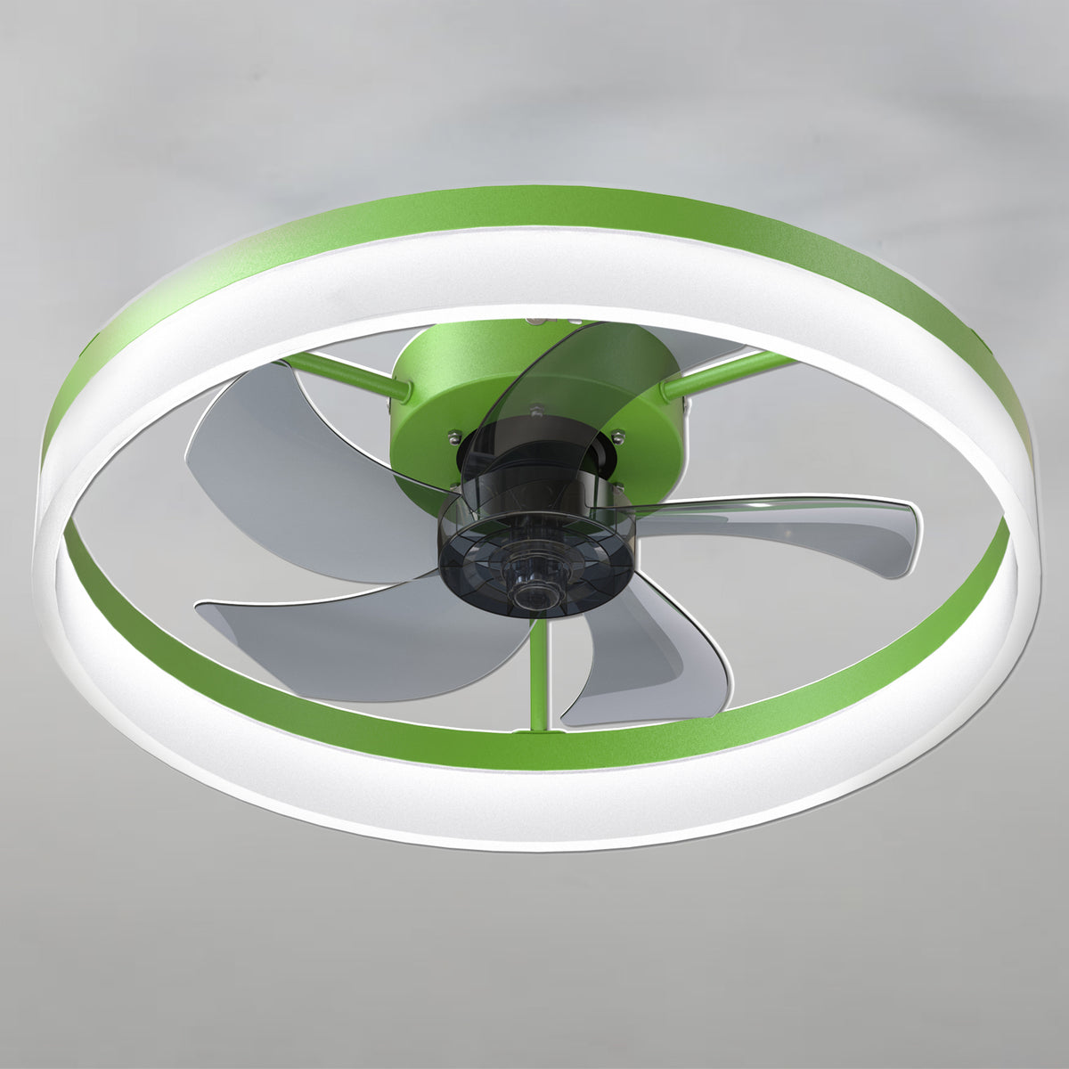 Dusen 20 in. LED Indoor Green Ceiling Fan with Remote – Modern Habitat